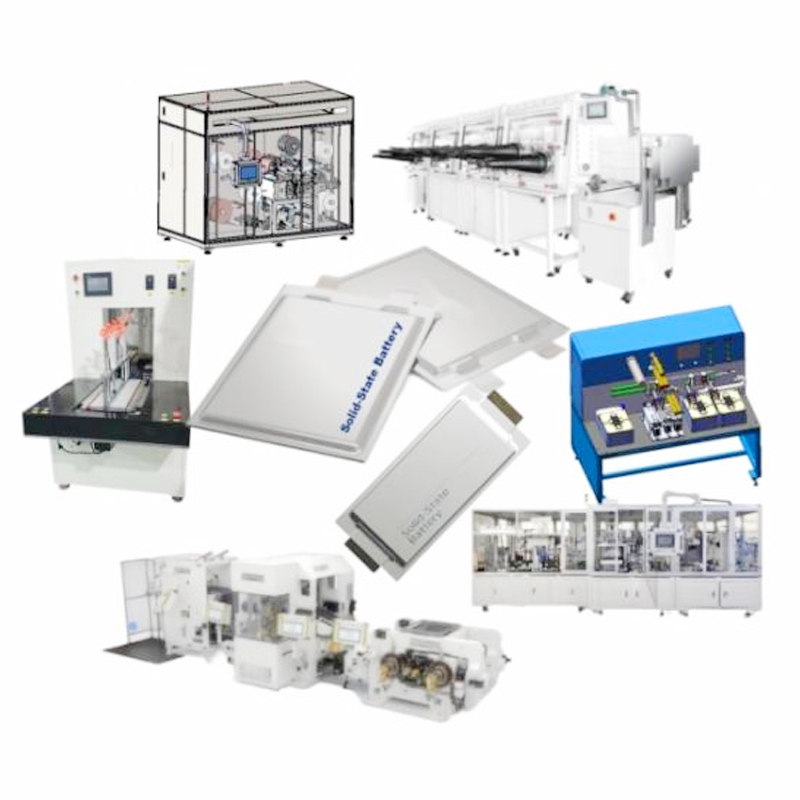 Solid State Battery Laboratory Pilot Assembly Line Fabrication Machines