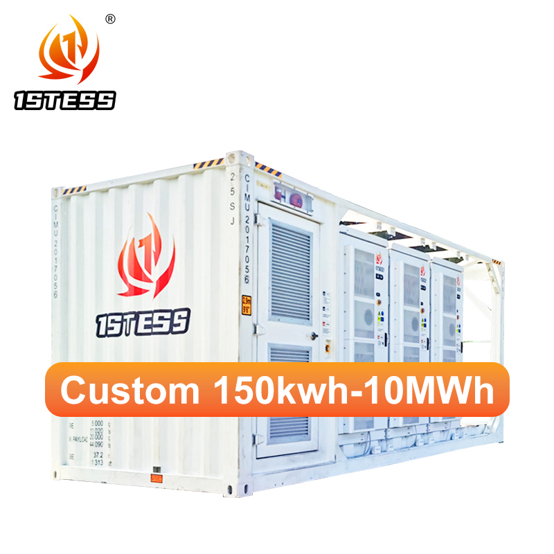 Container BESS Solar Battery Energy Storage Lithium System 1 MWH ...
